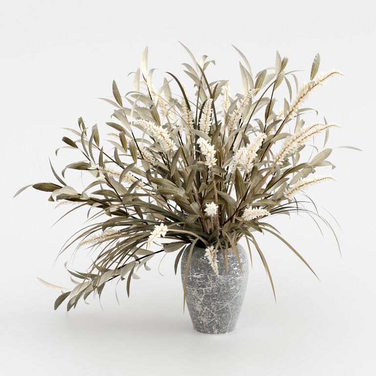 Dried flowers bouquet (44765) 3D model - Download 3D model Dried ...