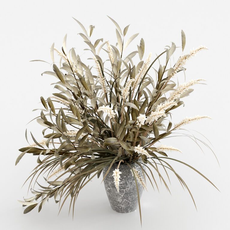 Dried flowers bouquet (44765) 3D model - Download 3D model Dried ...