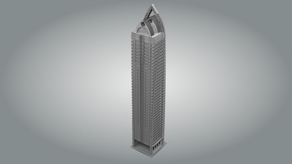 Maquette Dubai Arch Tower (44846) 3D model - Download 3D model Maquette ...