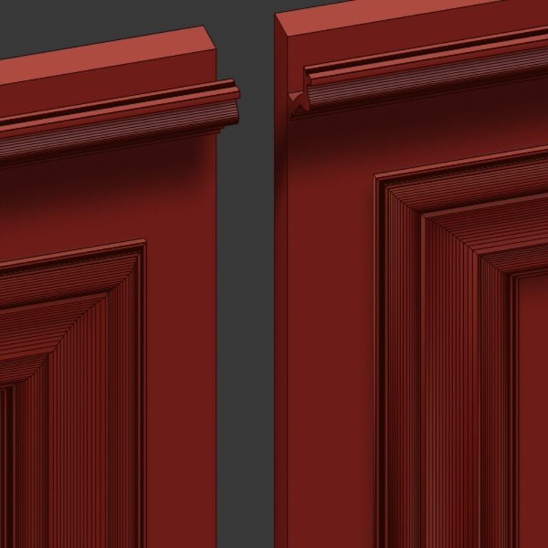 Wall moulding (44885) 3D model - Download 3D model Wall moulding (44885 ...