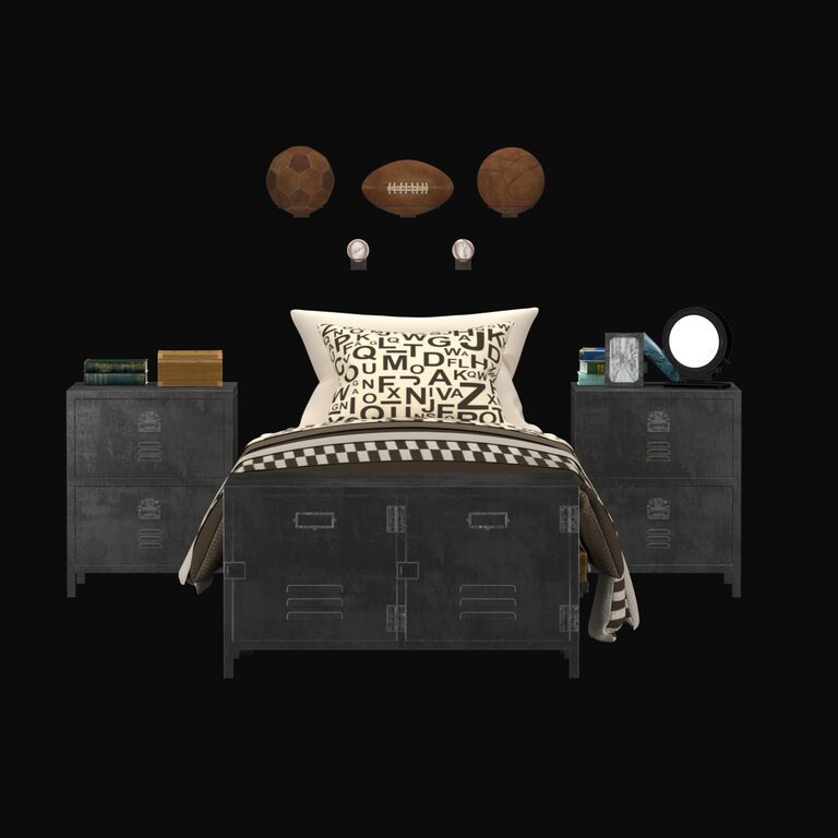 Restoration Hardware Childrens Bed # 2 (47124) 3D model - Download 3D ...