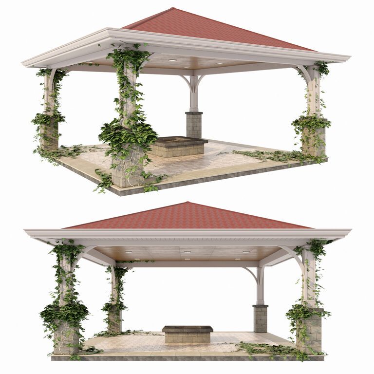 Gazebo (47125) 3D model - Download 3D model Gazebo (47125) | 47125 | 3d ...