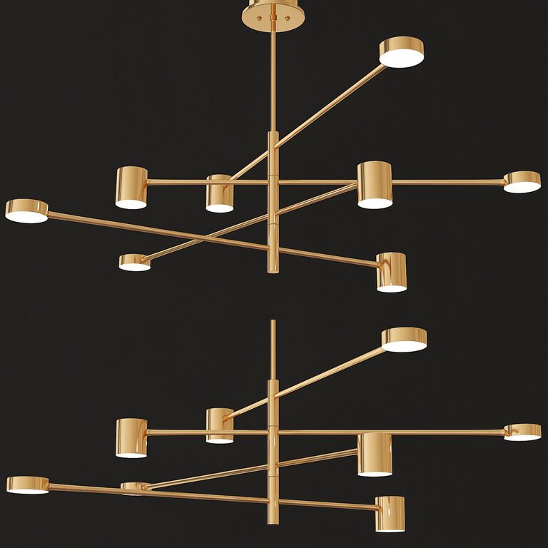 Sunshine Chandelier (48190) 3D model - Download 3D model Sunshine ...