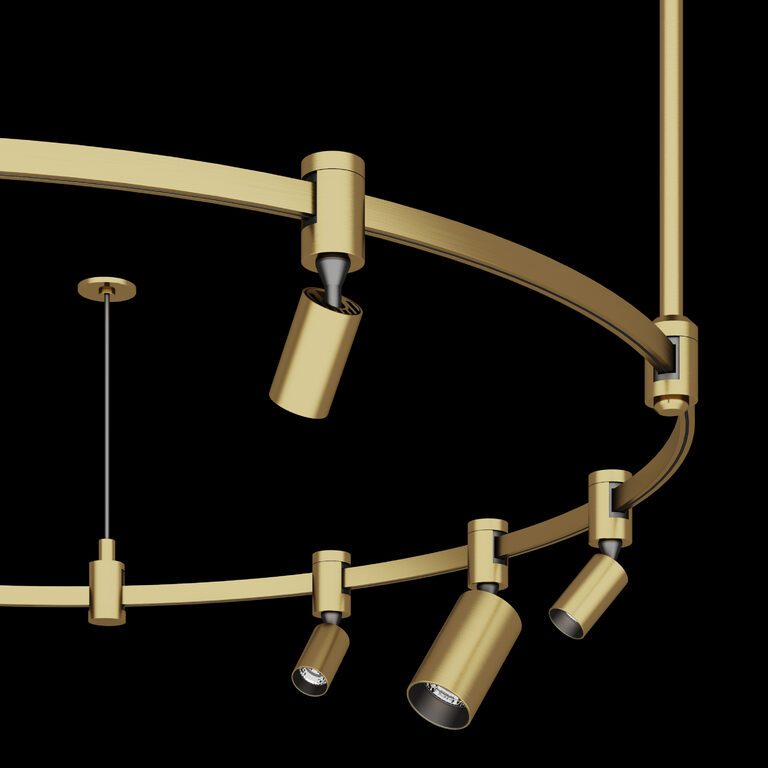 Centrsvet AUROOM. Vol_03 - ROUND LOCUS TURN track lamp (48245) 3D model ...