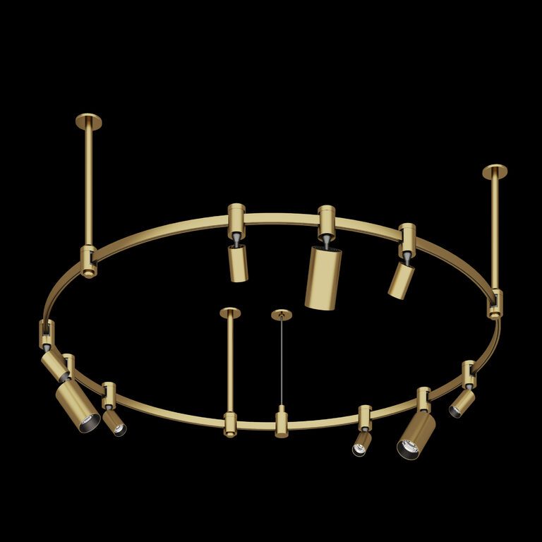 Centrsvet AUROOM. Vol_03 - ROUND LOCUS TURN track lamp (48245) 3D model ...