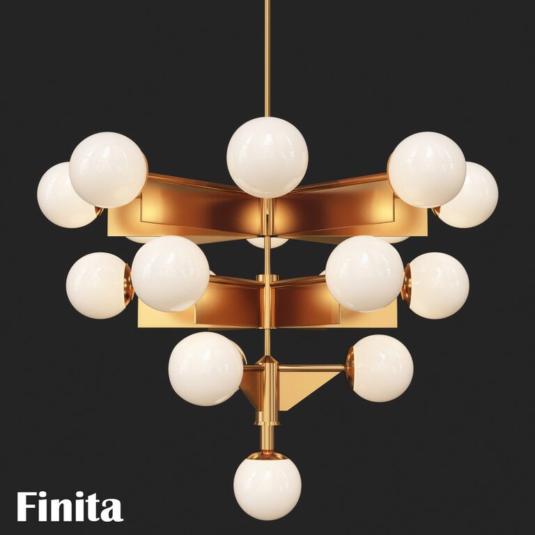 Finita by Romatti chandelier (49199) 3D model - Download 3D model ...