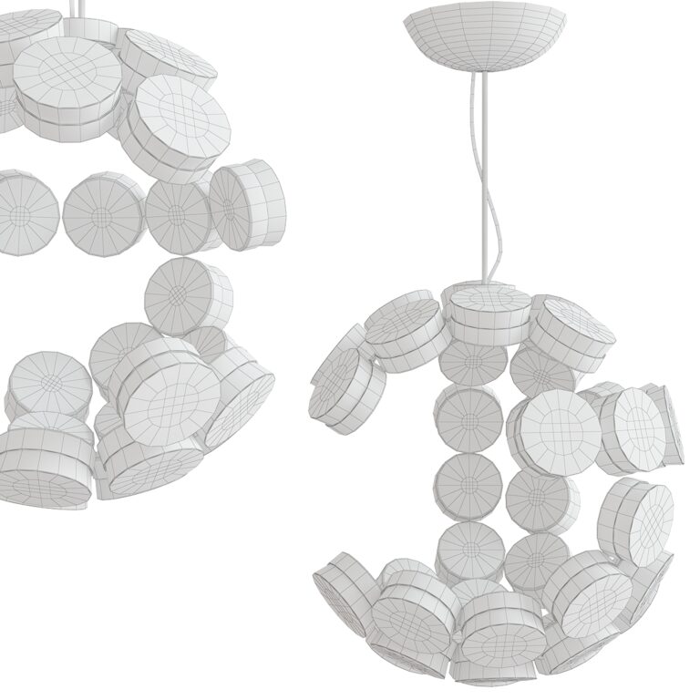 Chandelier (53390) 3D model - Download 3D model Chandelier (53390 ...