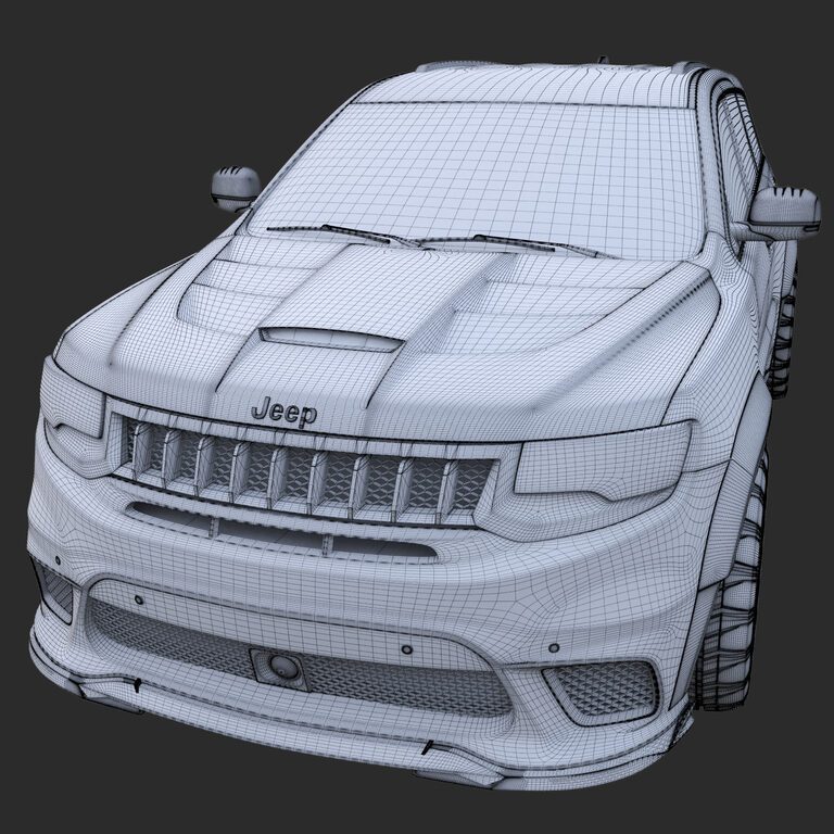 Jeep Track Hawk Automobile (65377) 3D model - Download 3D model Jeep ...