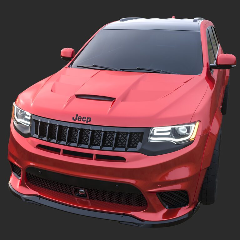 Jeep Track Hawk Automobile (65377) 3D model - Download 3D model Jeep ...