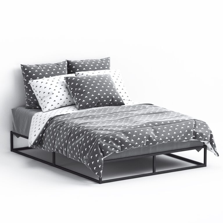 Zipcode Design Cyril Bed with Bedding (66367) 3D model - Download 3D ...