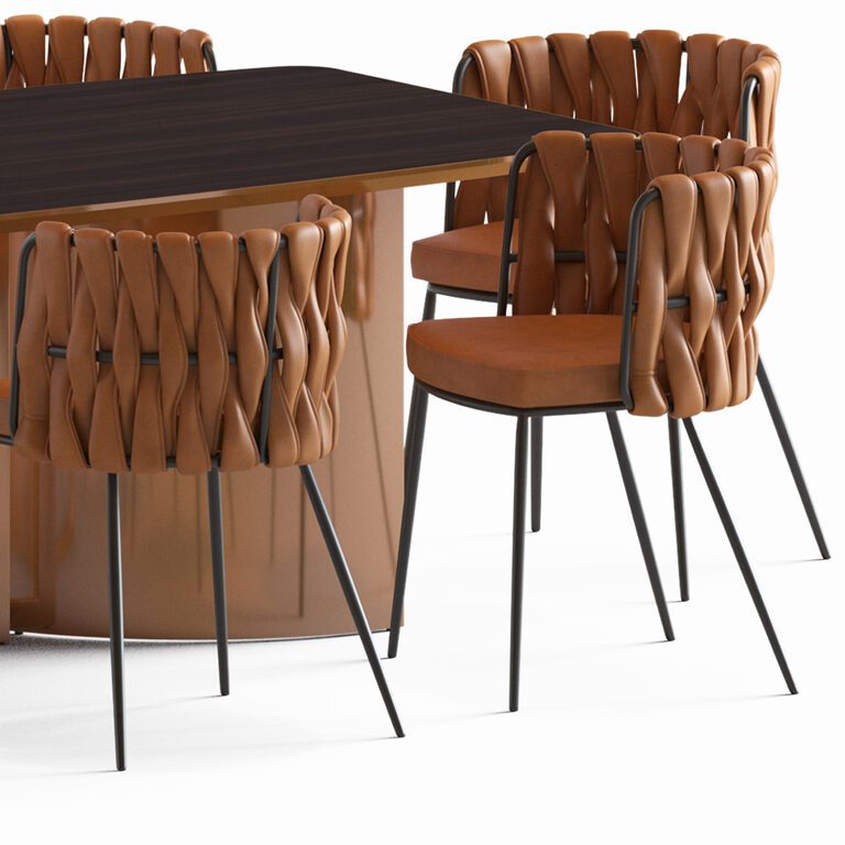 LoftDesigne Chair 2675 and Table 6838 (66462) 3D model - Download 3D ...