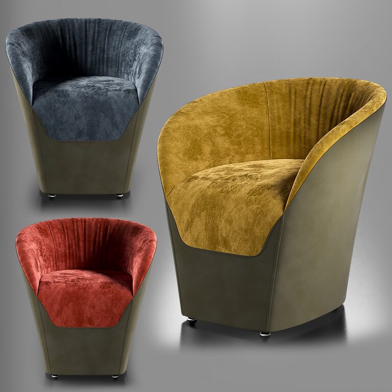 Zanette Vigo Armchair (68515) 3D model - Download 3D model Zanette Vigo ...