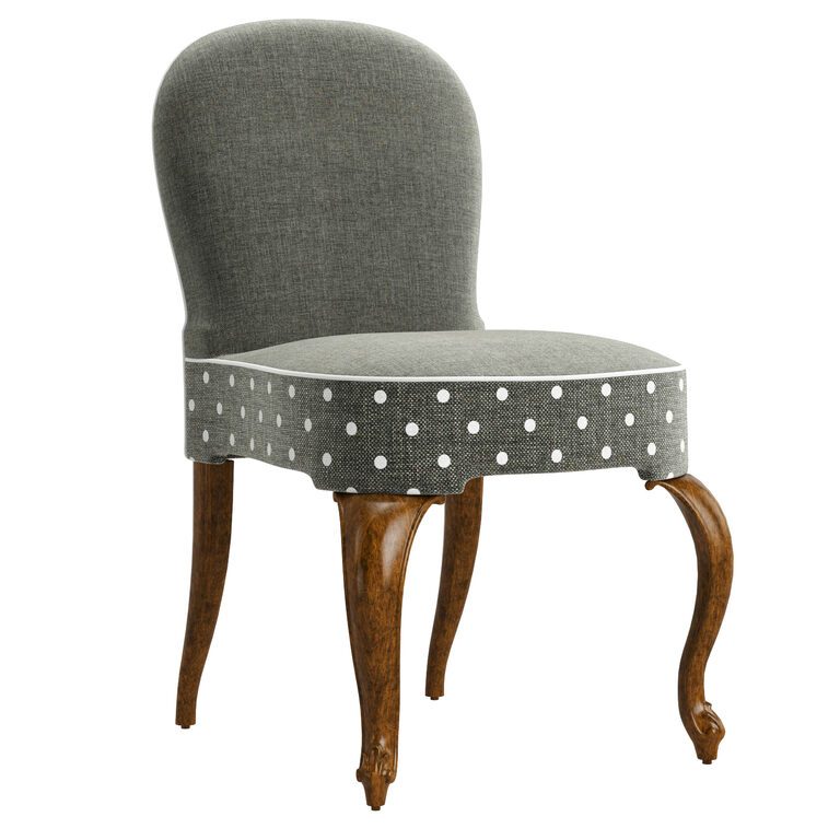 Jonathan Charles Gunby Grey Fruitwood Dining Side Chair (70585) 3D ...