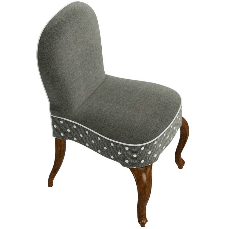 Jonathan Charles Gunby Grey Fruitwood Dining Side Chair (70585) 3D ...