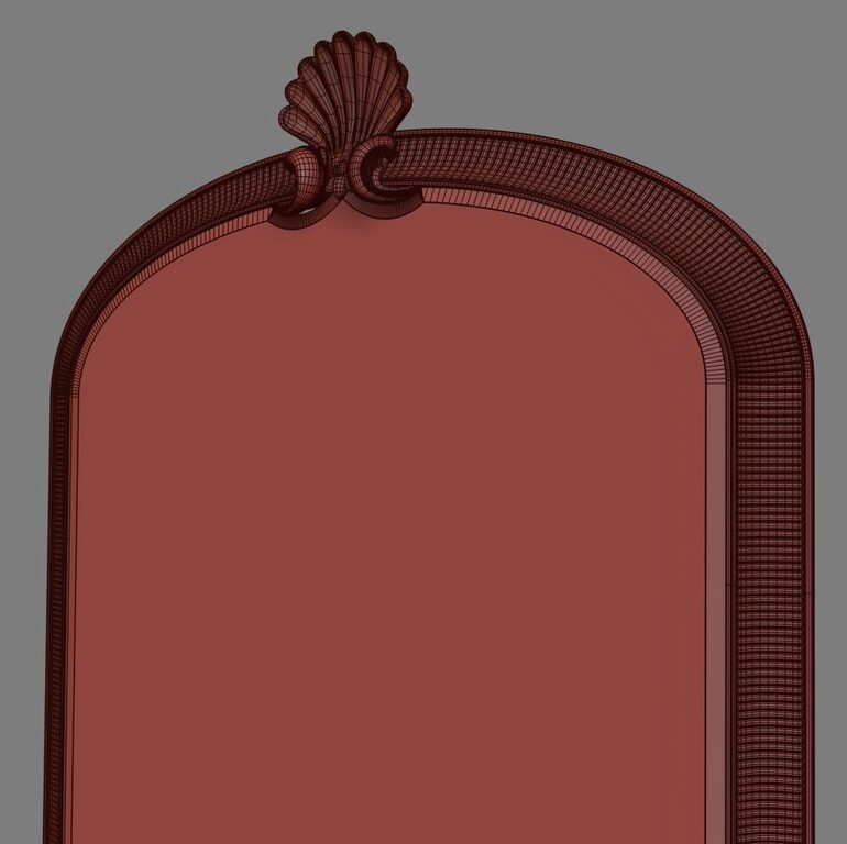 Christopher Guy Saffron Mirror (81613) 3D model - Download 3D model ...