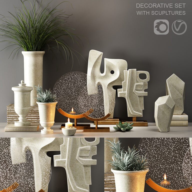 Decor Set 31 (81624) 3D model - Download 3D model Decor Set 31 (81624 ...
