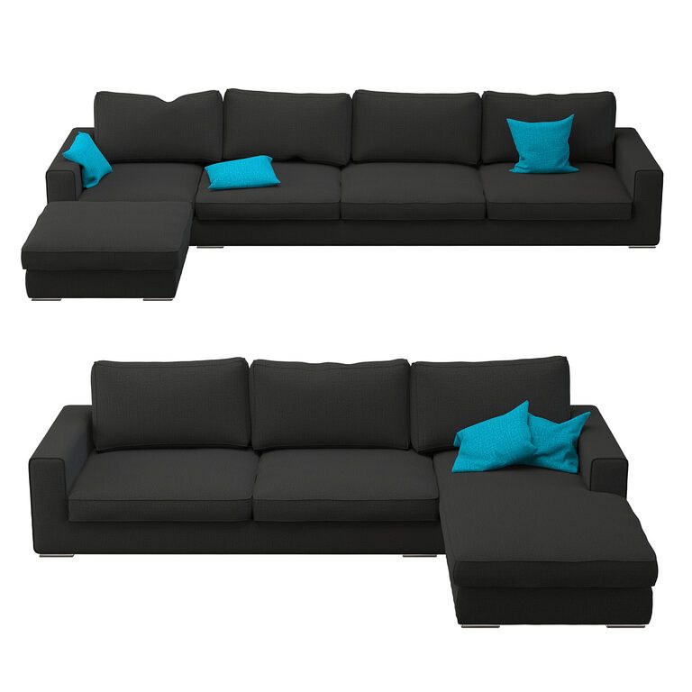 Sectional Sofas (82642) 3D model - Download 3D model Sectional Sofas ...