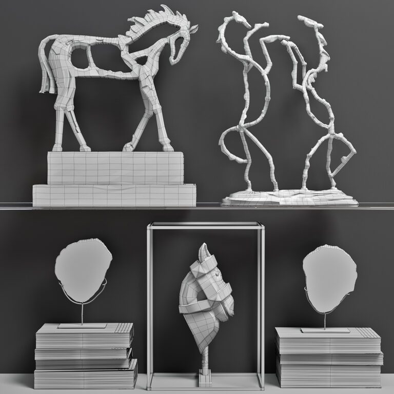 Decor Set 48 (82657) 3D model - Download 3D model Decor Set 48 (82657 ...