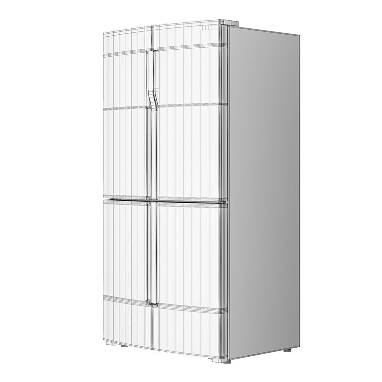 Samsung RF9000 RF61K90407F Refrigerator (86663) 3D model - Download 3D ...