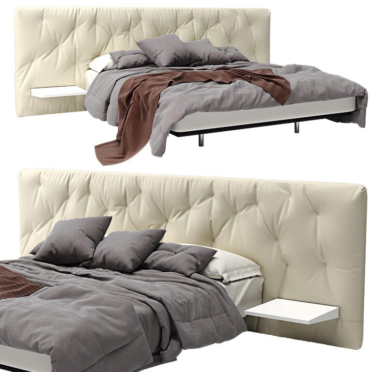 Bed Chance up design Marc Sadler (86674) 3D model - Download 3D model ...