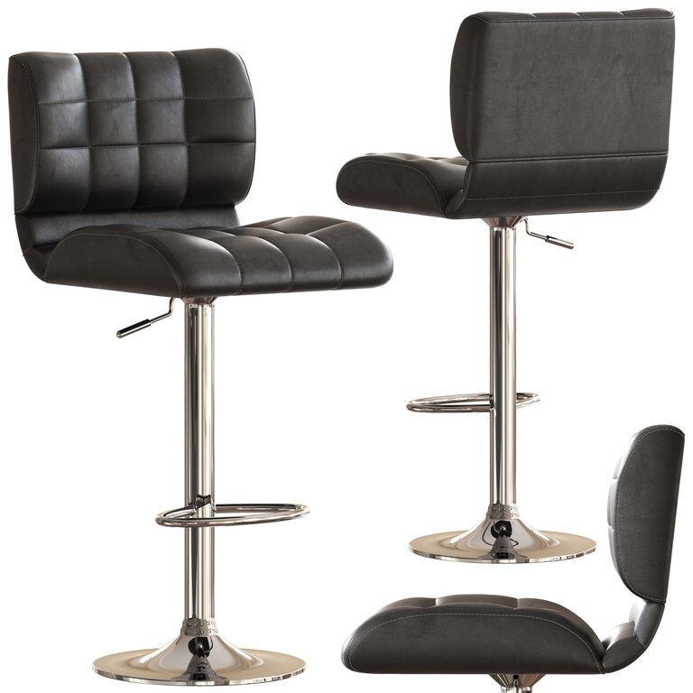 Munna Olympia Bar and Counter Stool (35384) 3D model - Download 3D ...