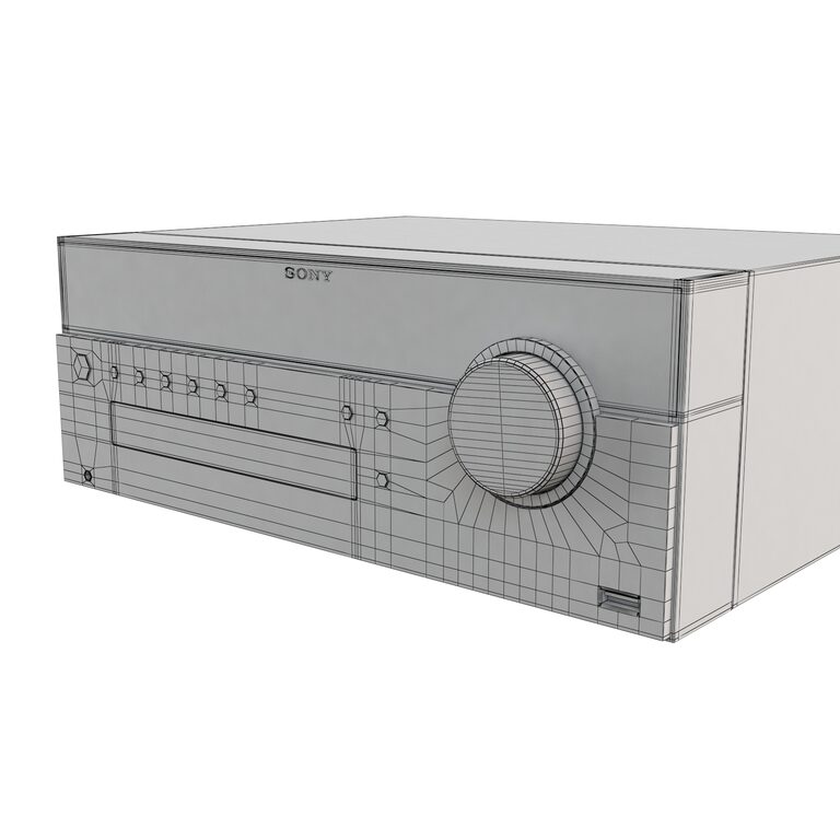 Sony CMT-SBT100 Music Center (98811) 3D model - Download 3D model Sony ...