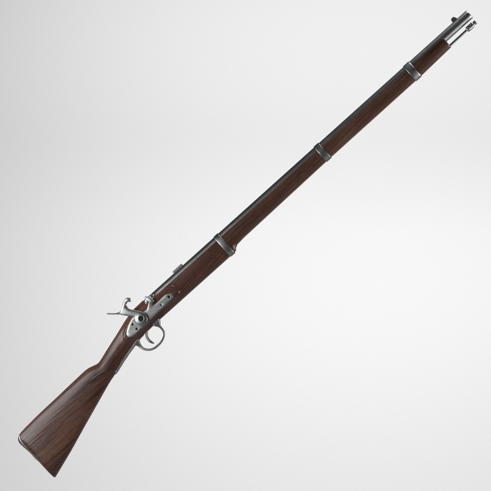 Musket (124589) 3D model - Download 3D model Musket (124589) | 124589 ...