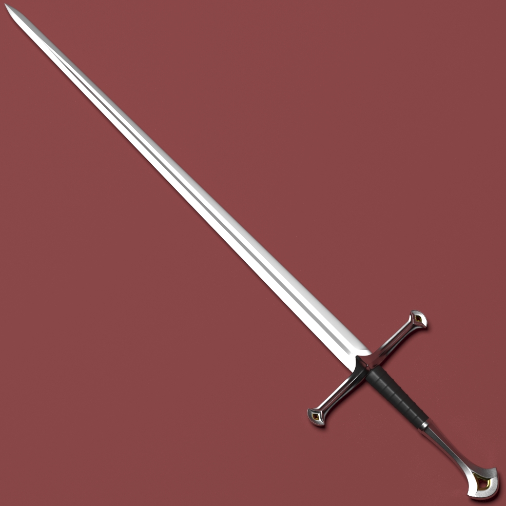 Anduril Sword (124609) 3D model - Download 3D model Anduril Sword ...
