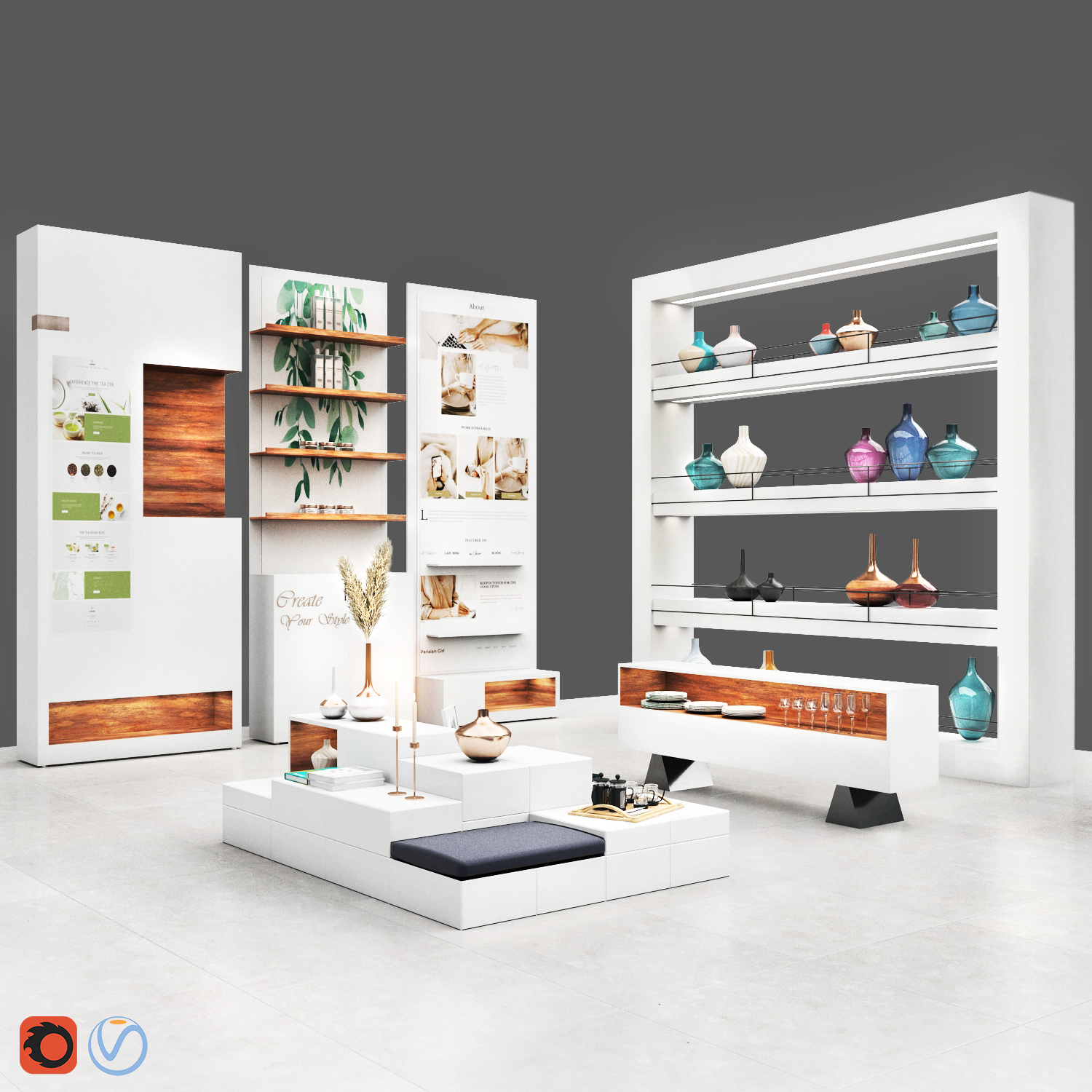 Shop Set (125095) 3D model - Download 3D model Shop Set (125095 ...