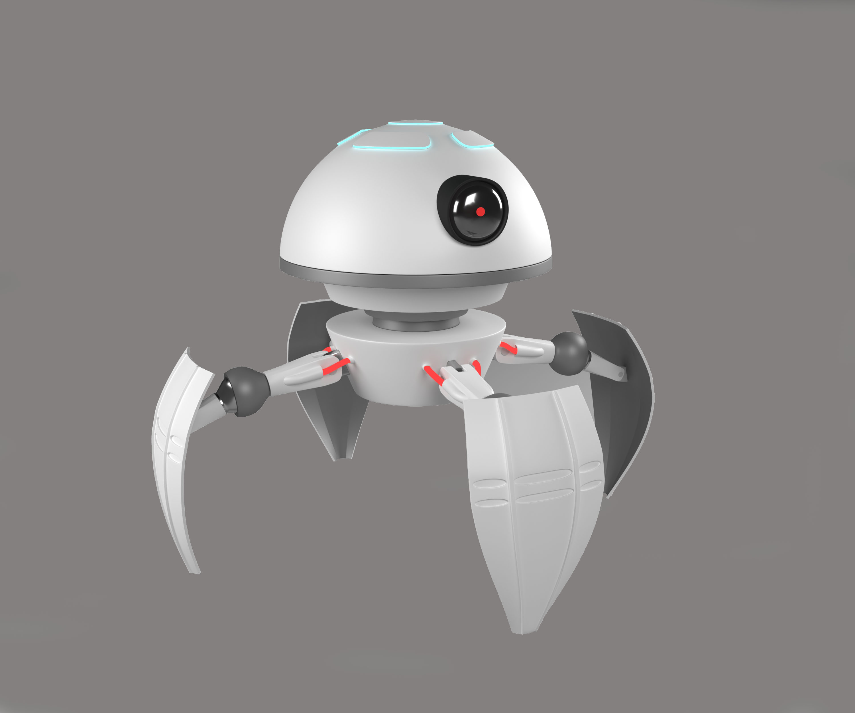 Robot 3d Model Female Robot 3D Model In Robot 3DExport