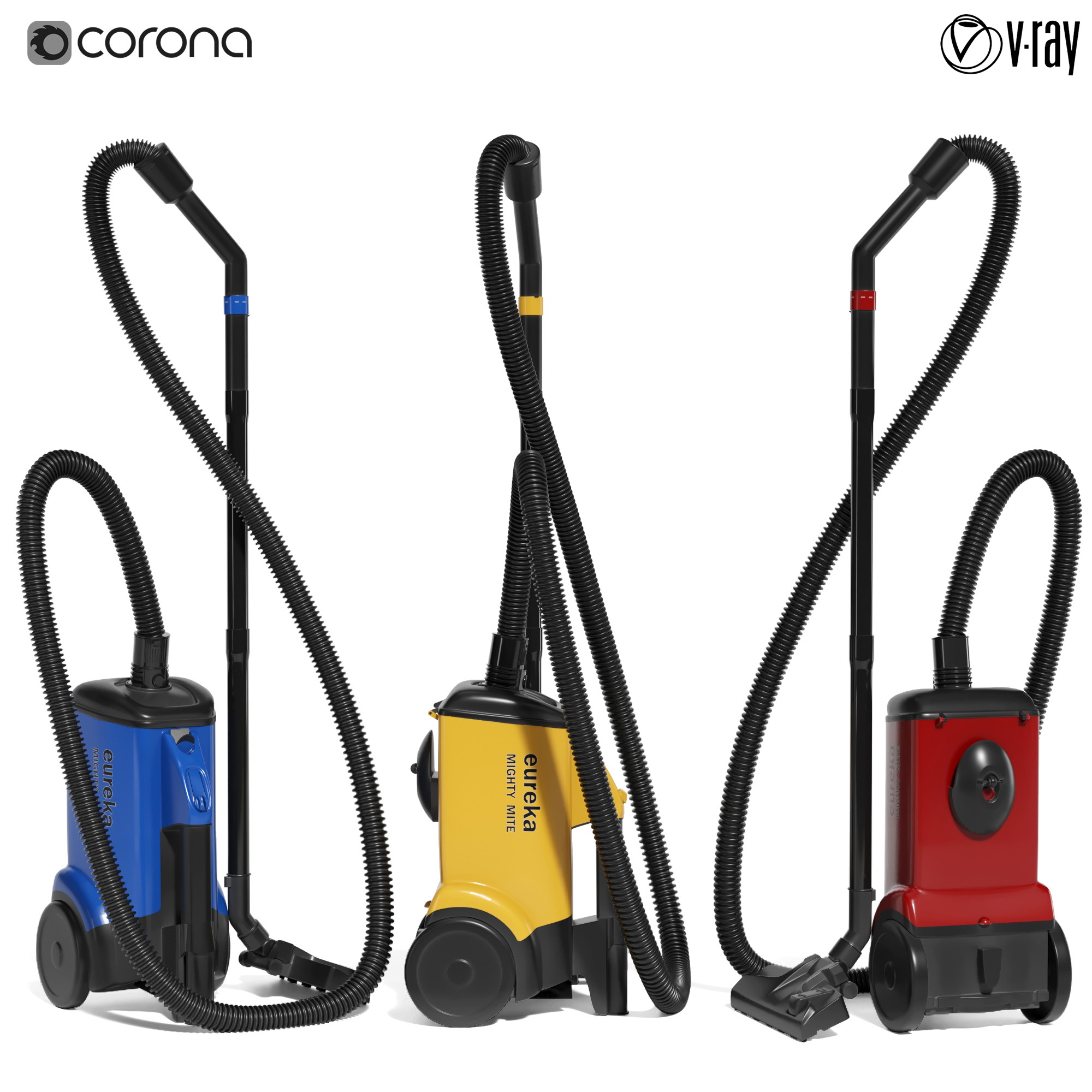 Eureka 3670M Mighty Mite Canister Cleaner Vacuum (333291) 3D model ...