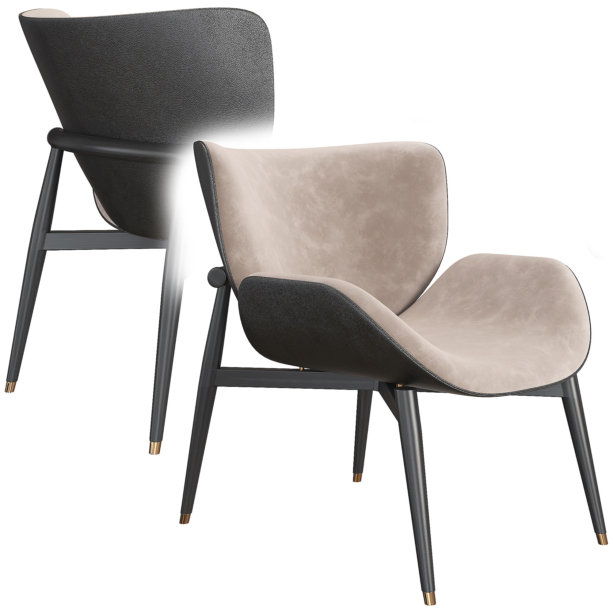Baxter Jorgen Chair (341398) 3D model - Download 3D model Baxter Jorgen ...