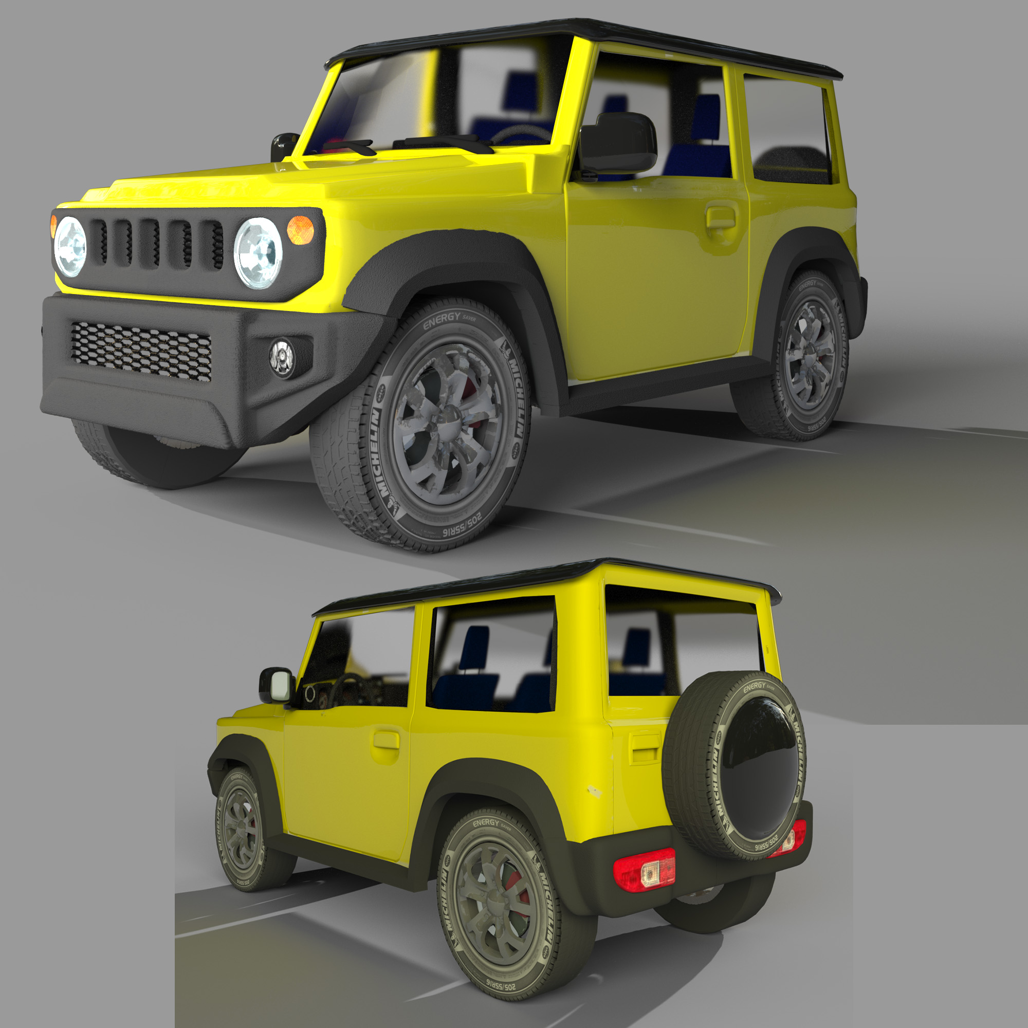 Suzuki Jimny car (353085) 3D model - Download 3D model Suzuki Jimny car ...