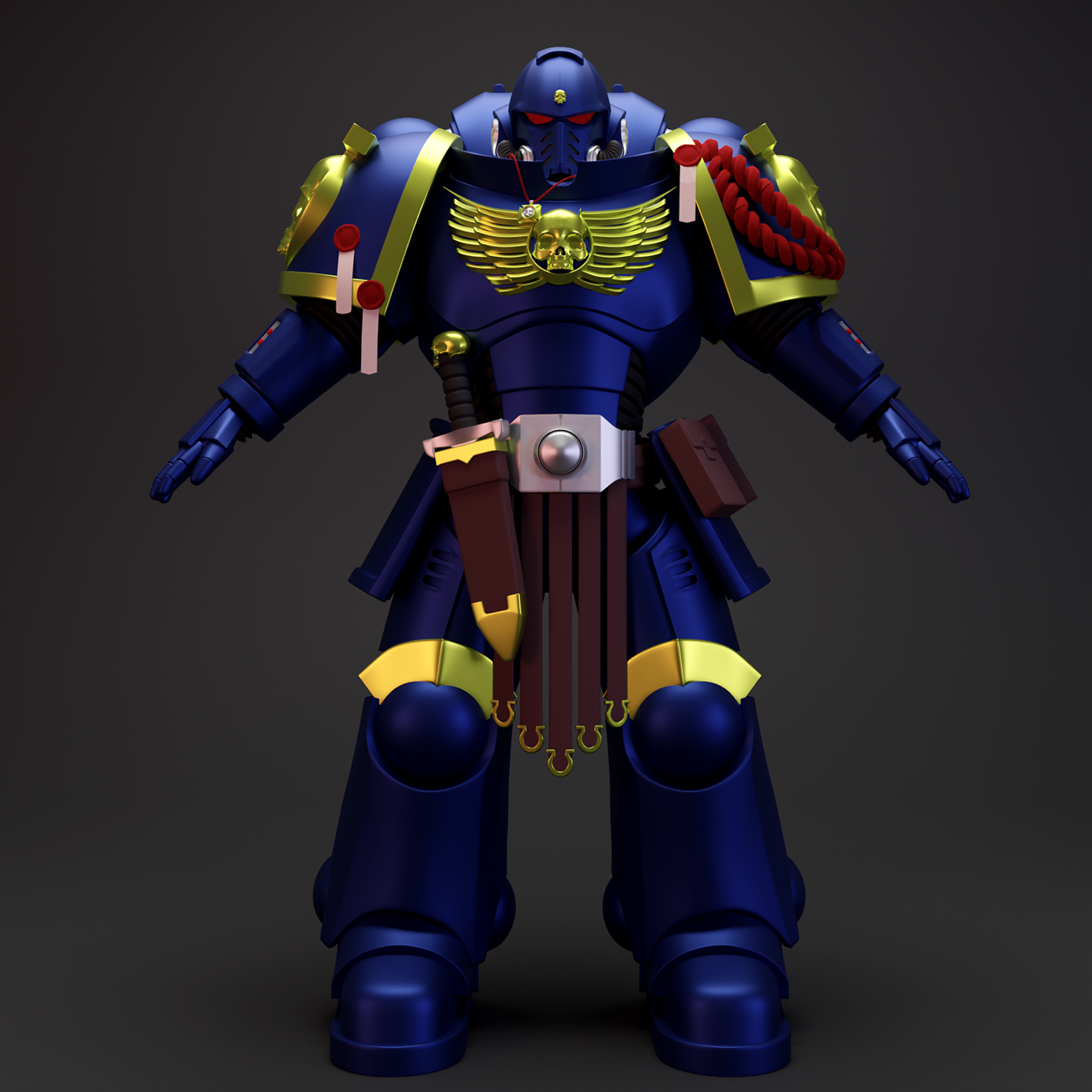 Ultramarin Primaris (359468) 3D model - Download 3D model Ultramarin ...