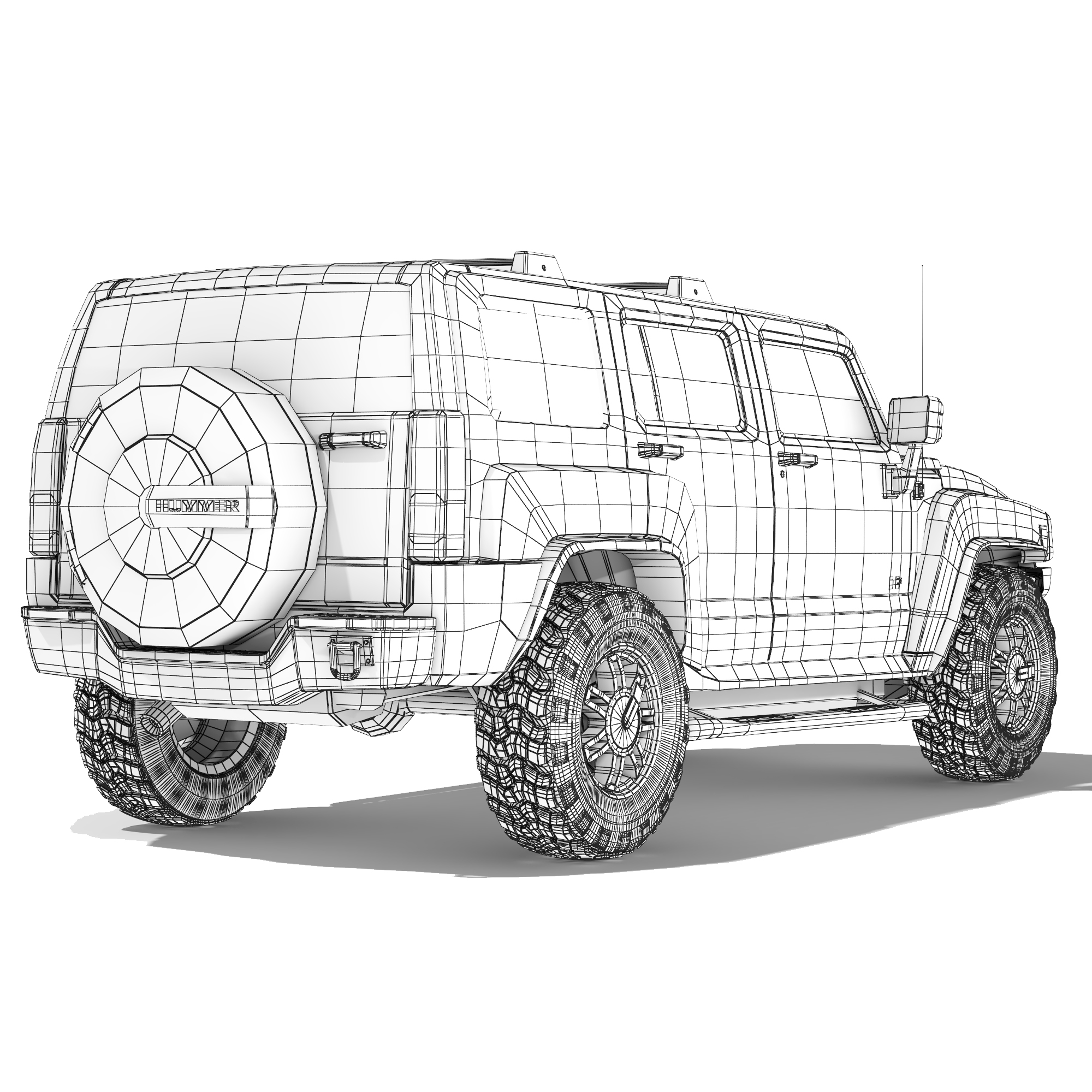 Hummer H3 Blueprint